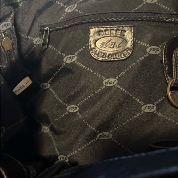 Derek Alexander | Bags | Derek Alexander Backpack Black Leather Looks ...